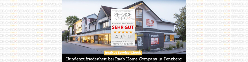 Raab Home Company startet erfolgreich den Service-Check! | SERVICE-CHECK